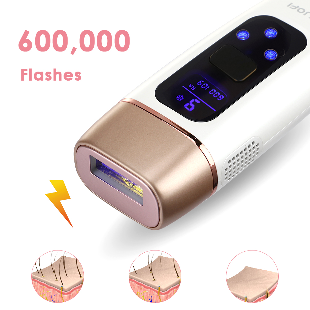 Smooth Skin Ice Cool IPL Laser Hair Removal Machine Electric Epilator ...