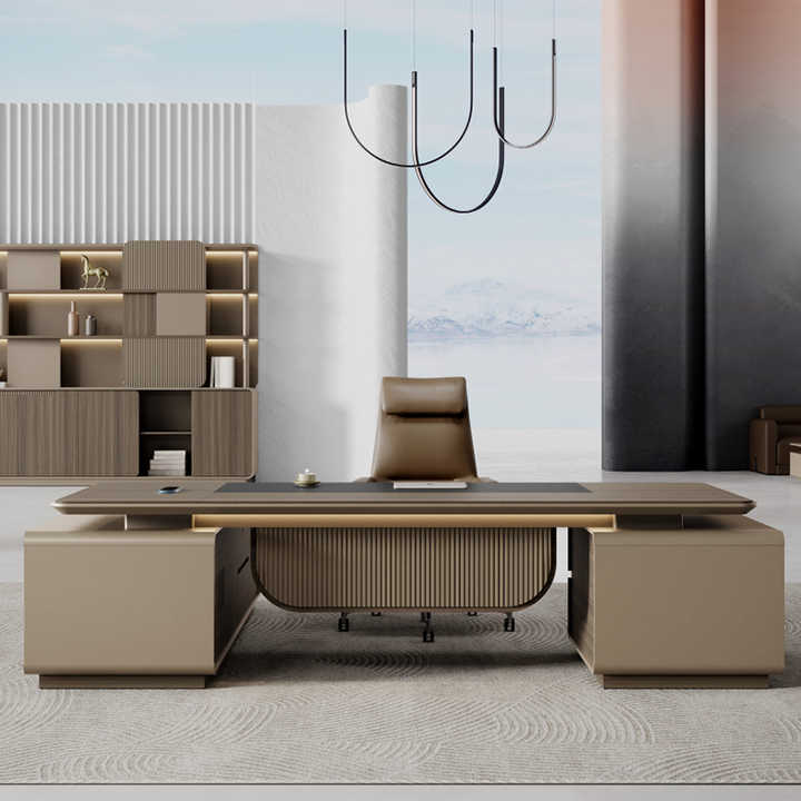Modern Desks for Offices Big boss Desk Wooden Director Table Design ...