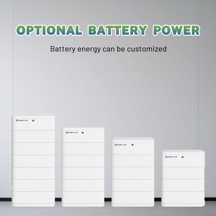 SUNKET High-Voltage 3000V Lithium Battery Pack LFP Stackable System ...