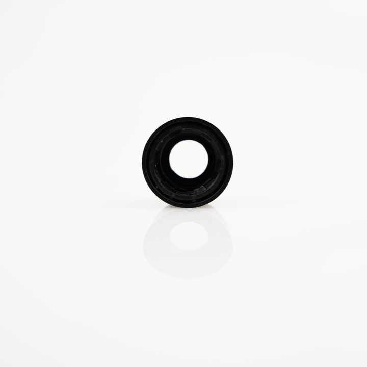 20mm Black Child Resistance Plastic Pilfer Proof Dropper Cap with Glass ...