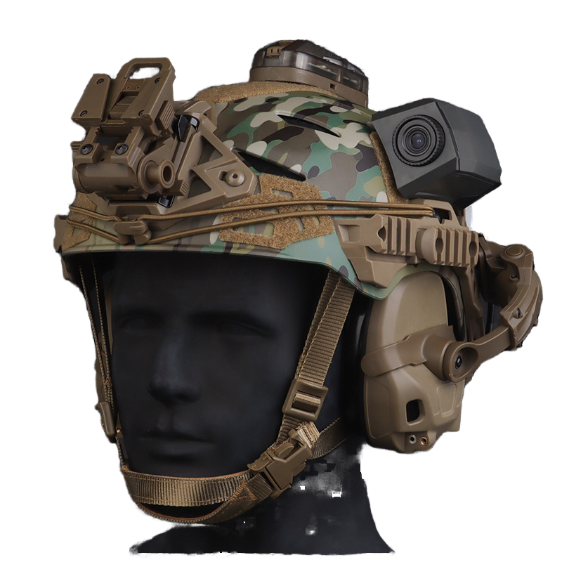 Fast Face Velcro Full Helmet Outdoor Sports Lightweight Head Protection ...