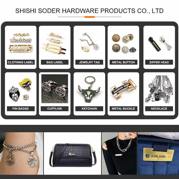 Personalized Die Cast Brand logo Custom Metal Pendant Charm Jewelry ...