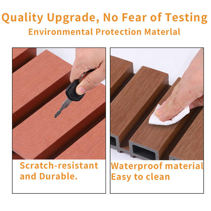 Manufacturers Wpc Flexible Wall Panels Rounded Decorative Curve Wpc ...