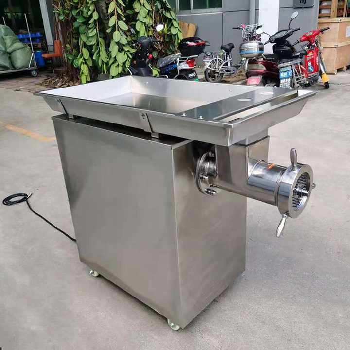 QJH Series Industrial Meat Mincer Grinder - 800kg/h Capacity, 4KW Power ...