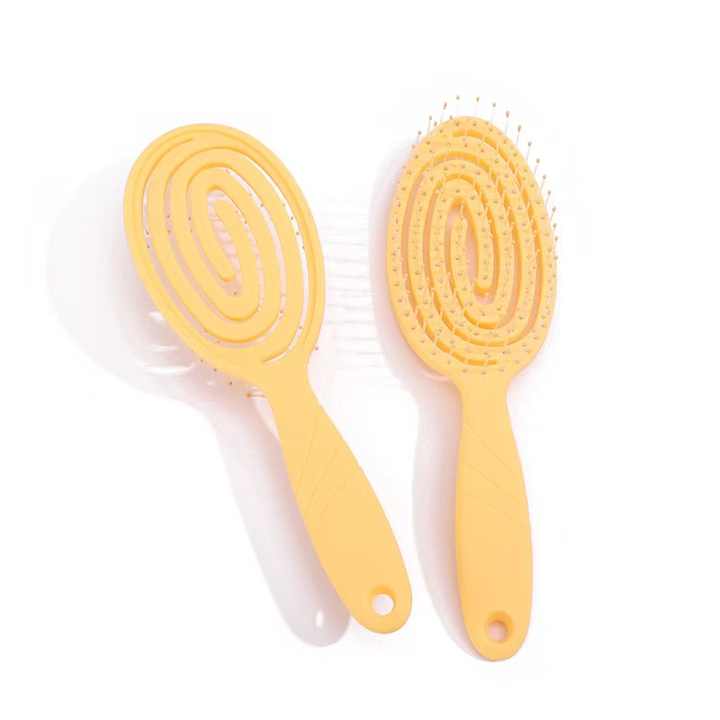 New Arrival Anti-Breakage Hairbrush Comfortable ABS Nylon Curling ...