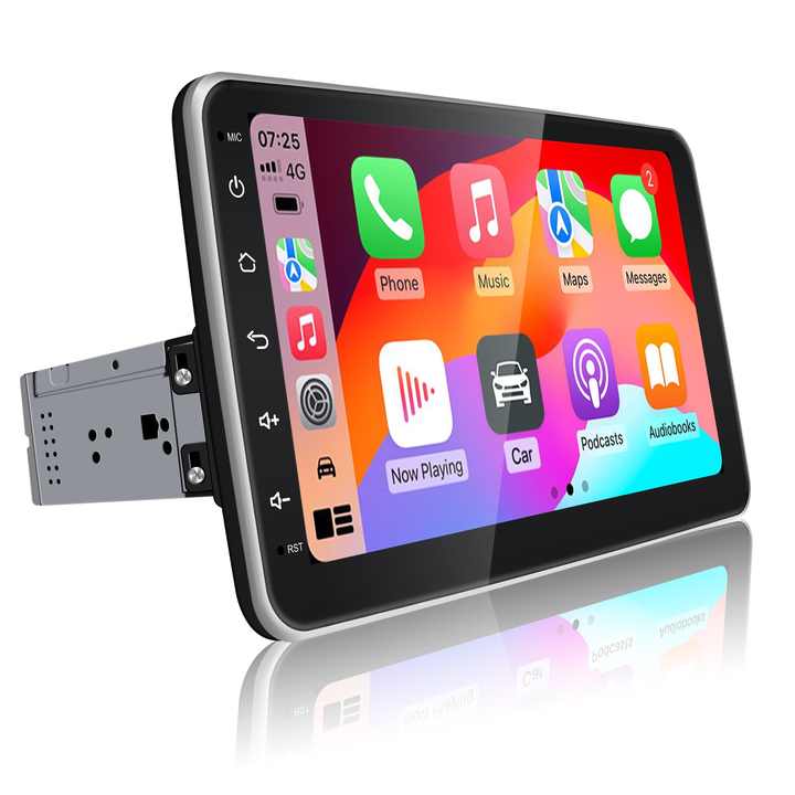 Universal 10.1 Inch Android System Car Radio Rotatable Angle GPS ...