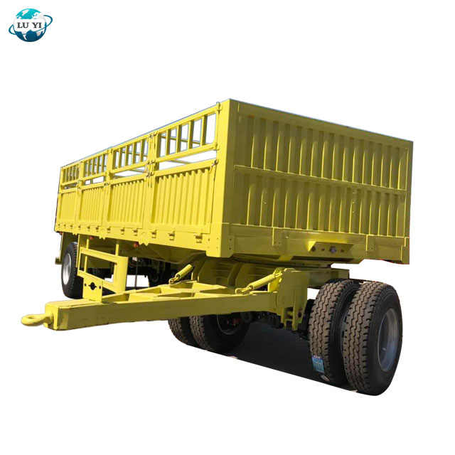Custom Single Axle 2 Axles 10-30ton Drawbar Dolly Skeleton Trailer for Sale