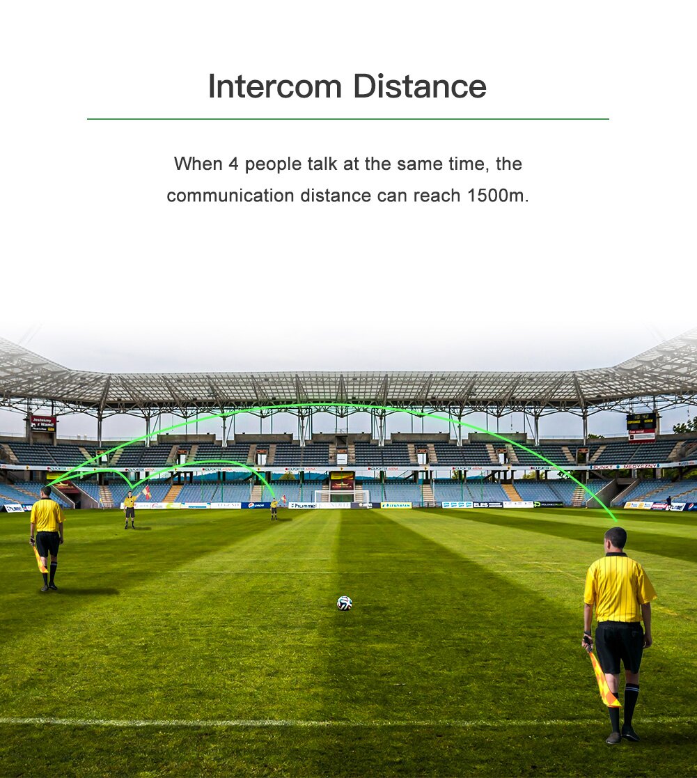 Verified Supplier Referee Headsets Soccer Up To 4 Users, Waterproof ...
