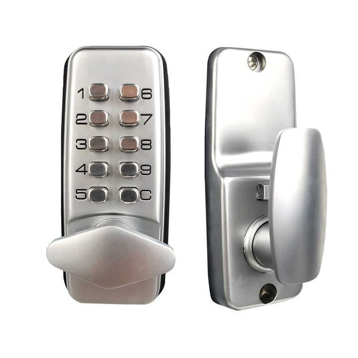 Outdoor Waterproof Deadbolt Lock Mechanical Keyless Door Lock with ...