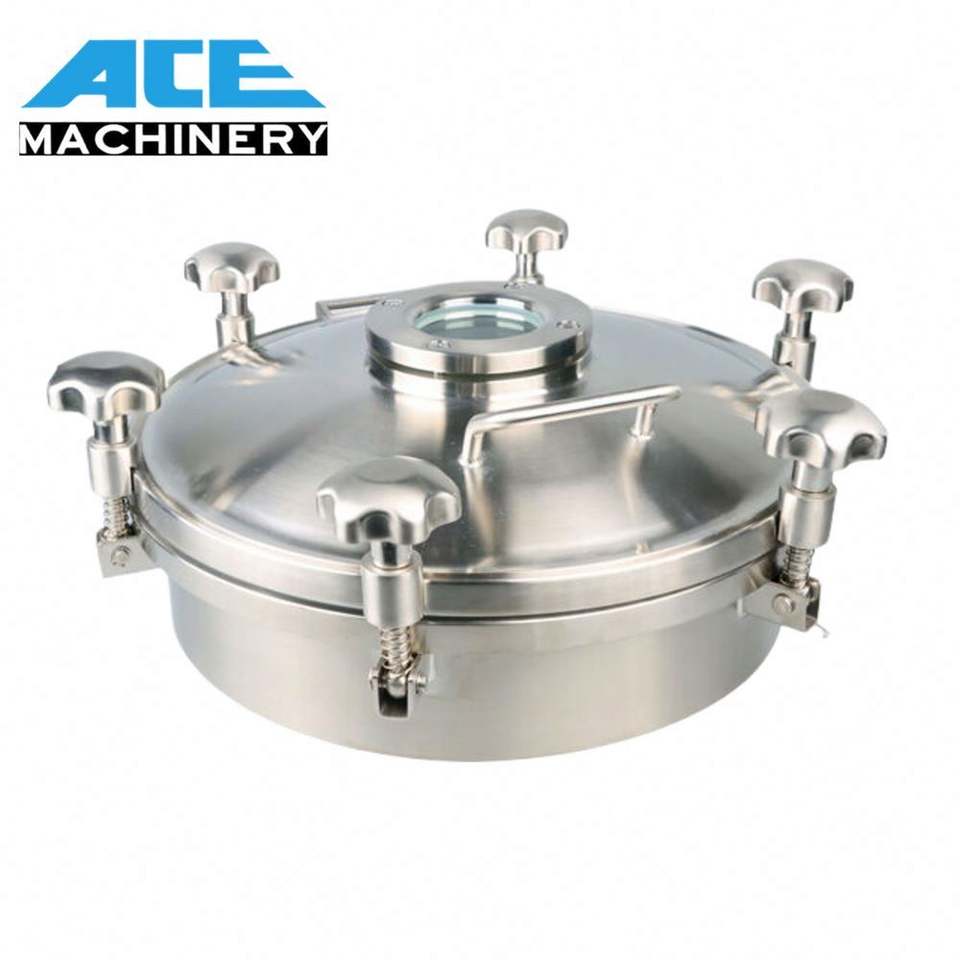 Sanitary Stainless Steel Vacuum Pressure Round Oval Elliptical Square ...