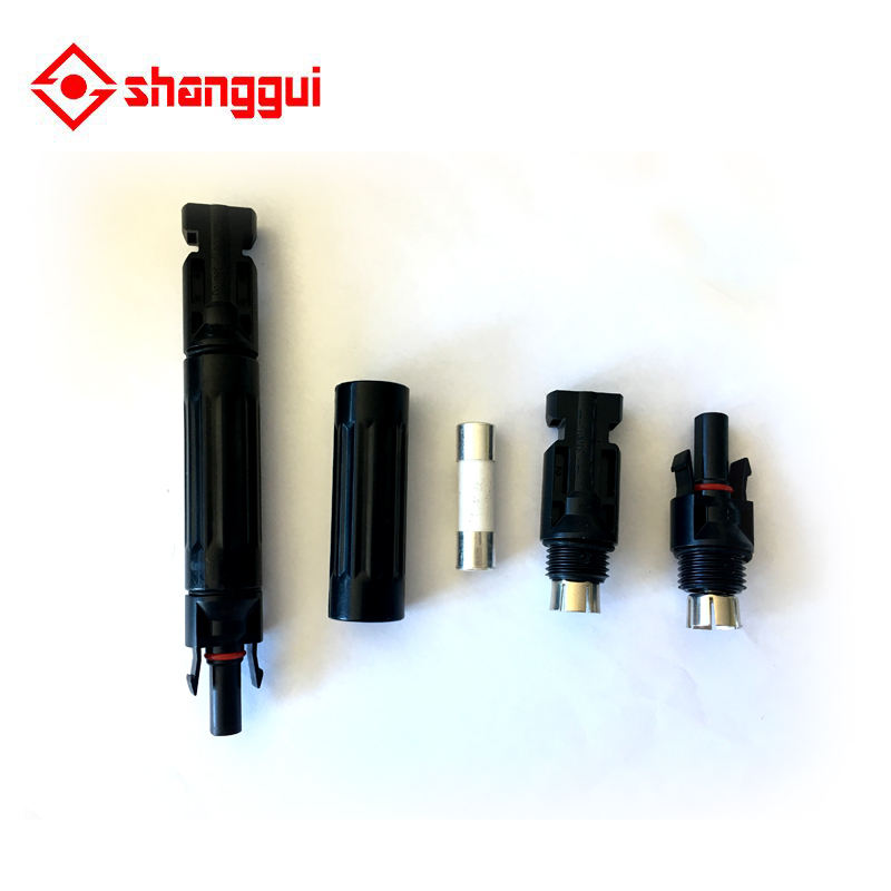 Solar Terminal Inline DC Power Fuse Holder Connector IP67 Waterproof ...