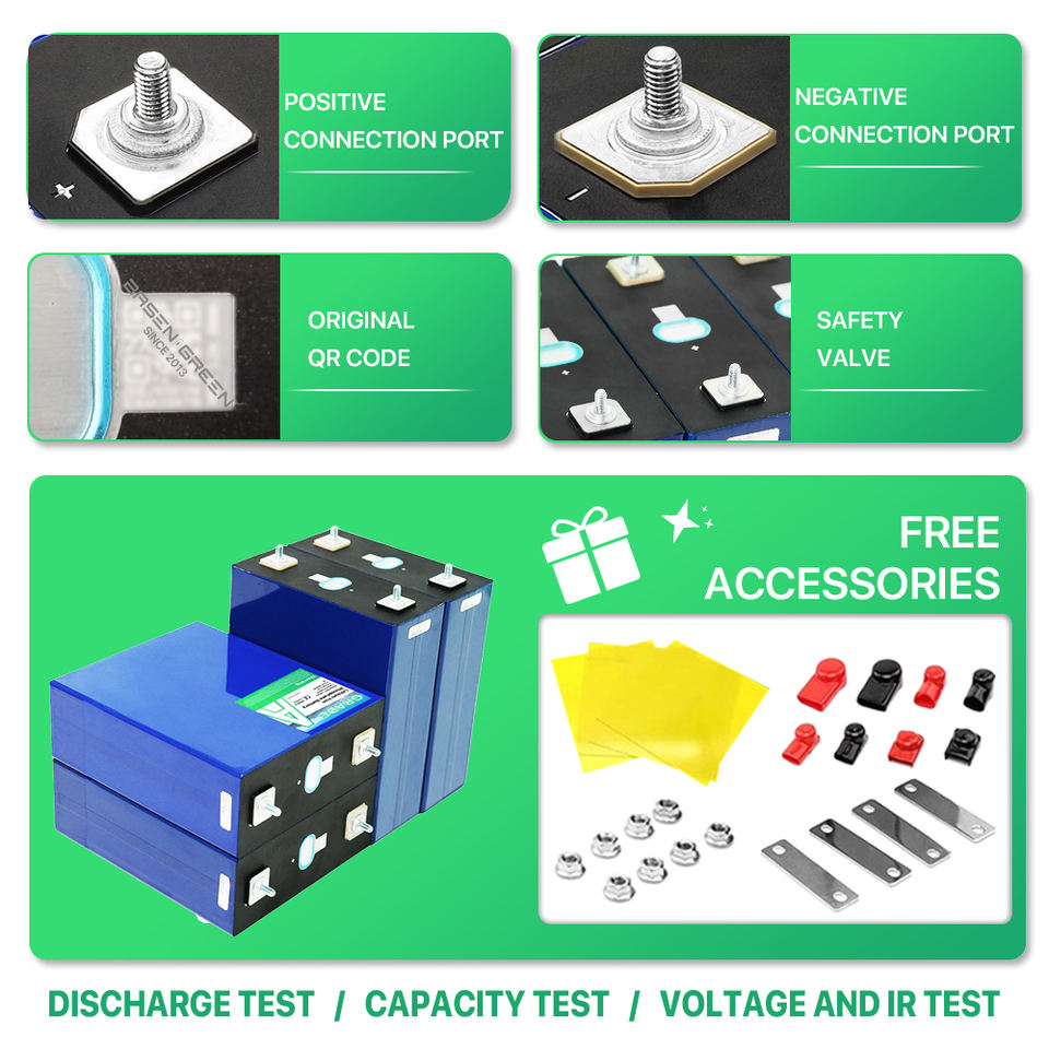 BASENGREEN REPT 280ah Grade Lifepo4 Akku 3.2v Rechargeable Prismatic ...