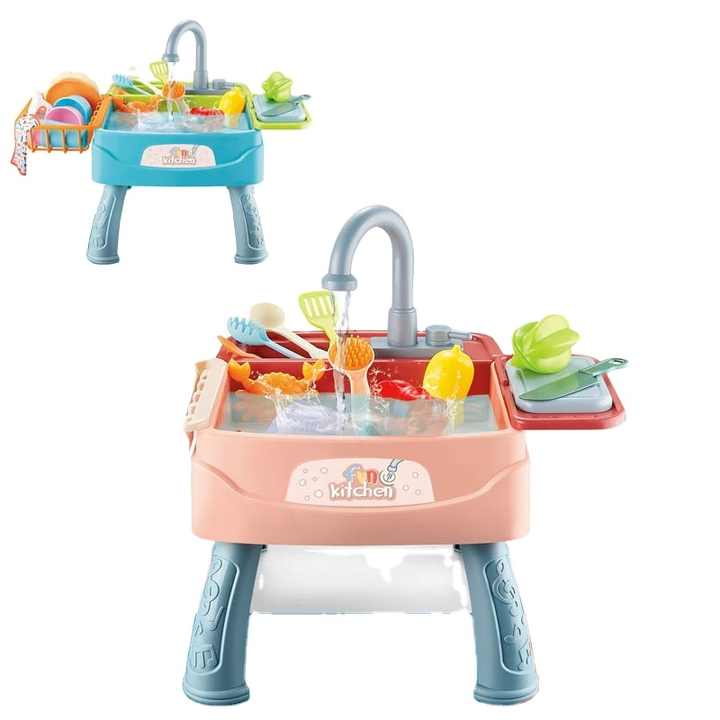 Simulation Electric Dishwasher Plastic Mini Kitchen Sink Washing Basin ...