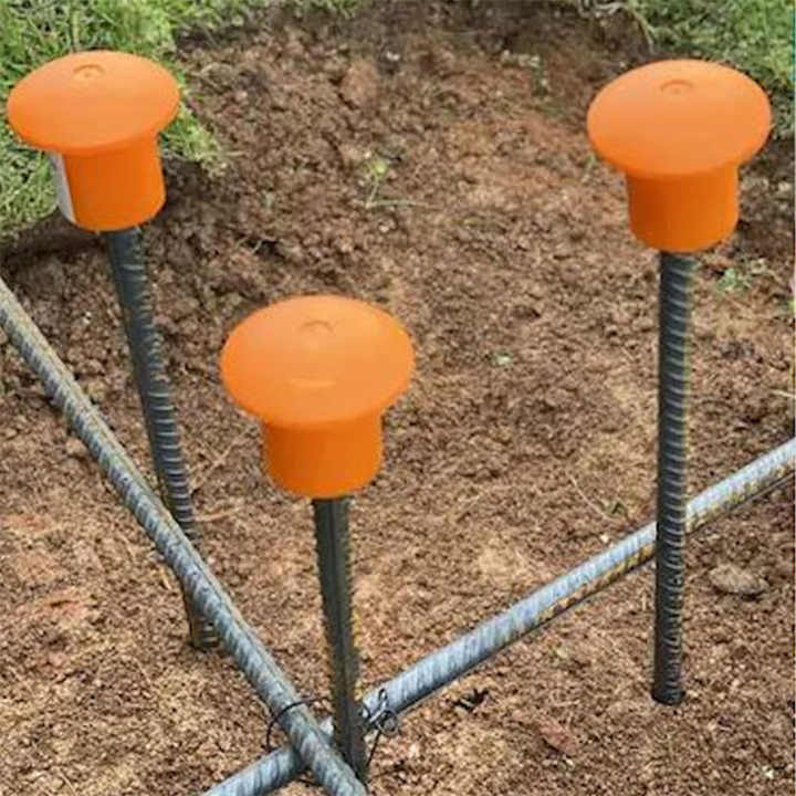 Construction Safety Reinforced Plastic Rebar Cap Mushroom Plastic ...
