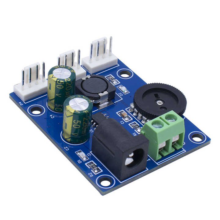 3A PWM PC Computer Chassis Fan Speed Controller Regulator Module DC 12V ...