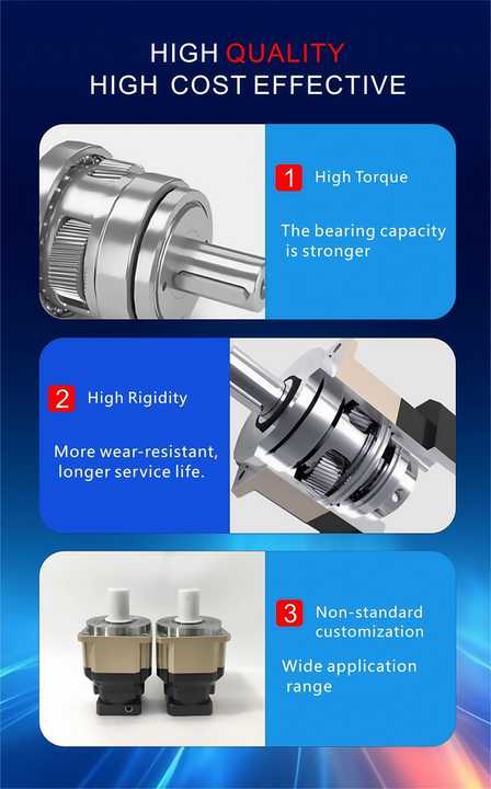 Customizable ODM Servo Motor Speed Reducer Low Noise and Low Backlash ...