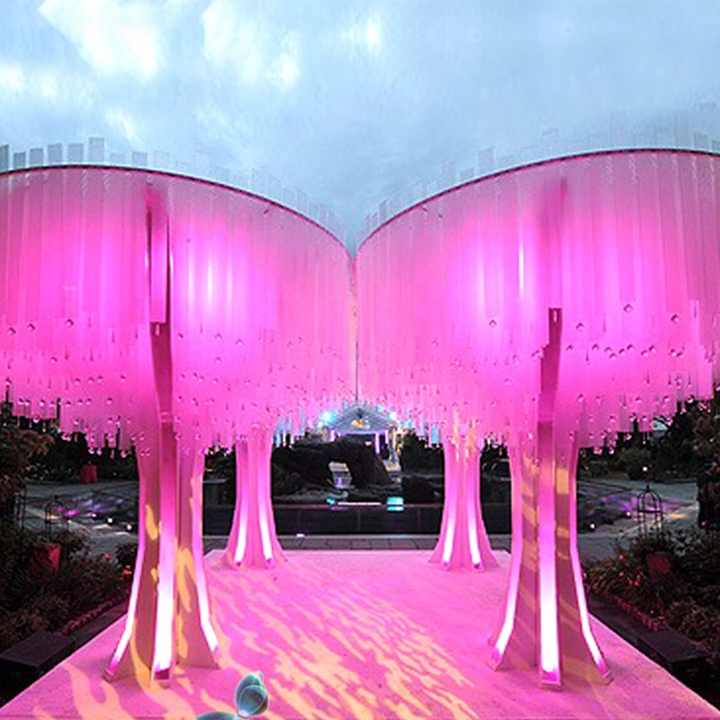 RGB Interactive Bubble LED Lamp IP65 Waterproof Outdoor Landscape ...