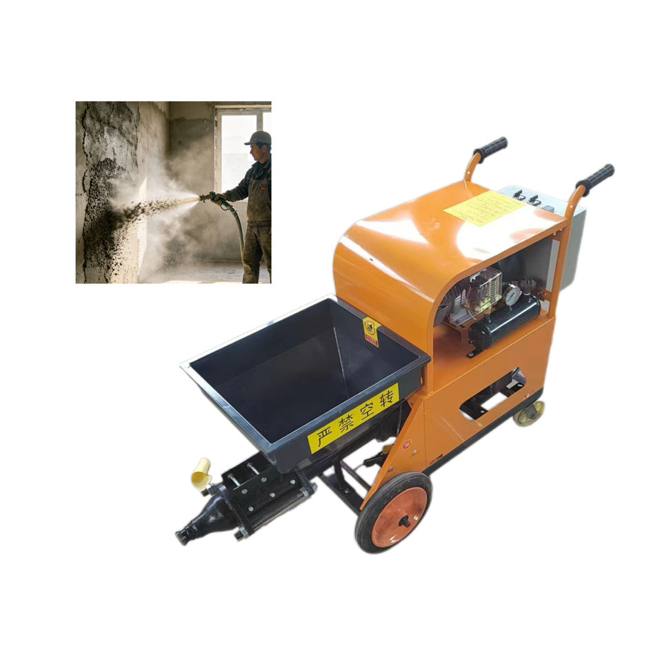 Electric Plaster Spraying Machine Cement Mortar Machinery Wall ...