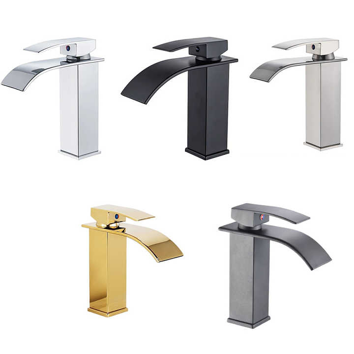 European Style Modern Stainless Steel Single-Handle Waterfall Faucet ...