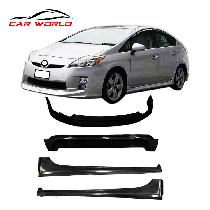 Car Body Kit for 2008-2009 Toyota Prius - Front Lip & Side Skirts