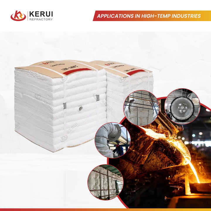 KERUI Bio Soluble High Alumina 1260 Ceramic Fiber Folding Module ...