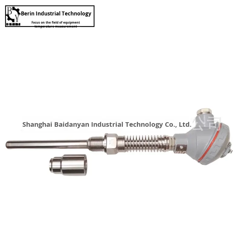 High Furnace Temperature Sensor Assembly with Threaded Thermocouple for ...