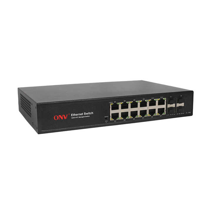 ONV 16-port 10G Uplink Managed Ethernet Switch with SFP Suitable for Hotels, Banks, Campuses ...