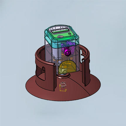 Cylinder smart meter for smart mini vertical LPG meter with GPRS ...