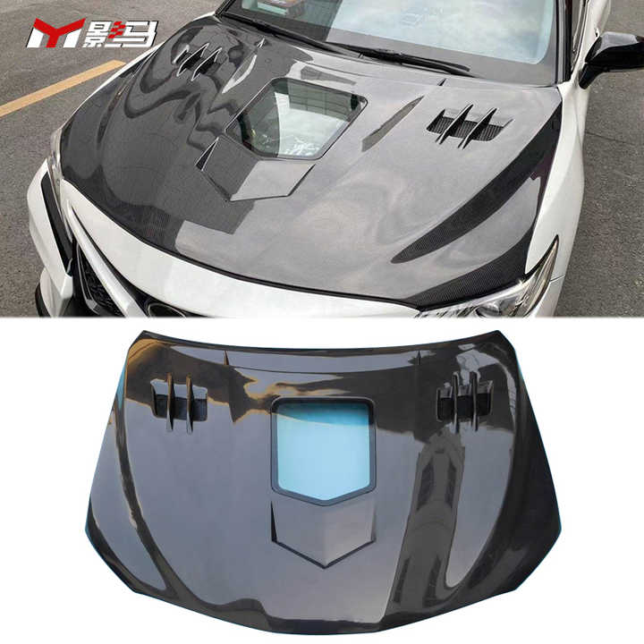 Toyota Camry 8th Carbon Fiber Hood Body Kit & Engine Cover - OEM