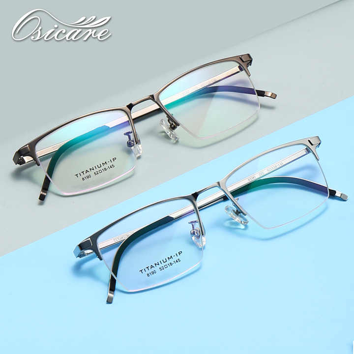 High Quality Titanium Spectacle Frames Lens Thin Glasses Classic Custom ...