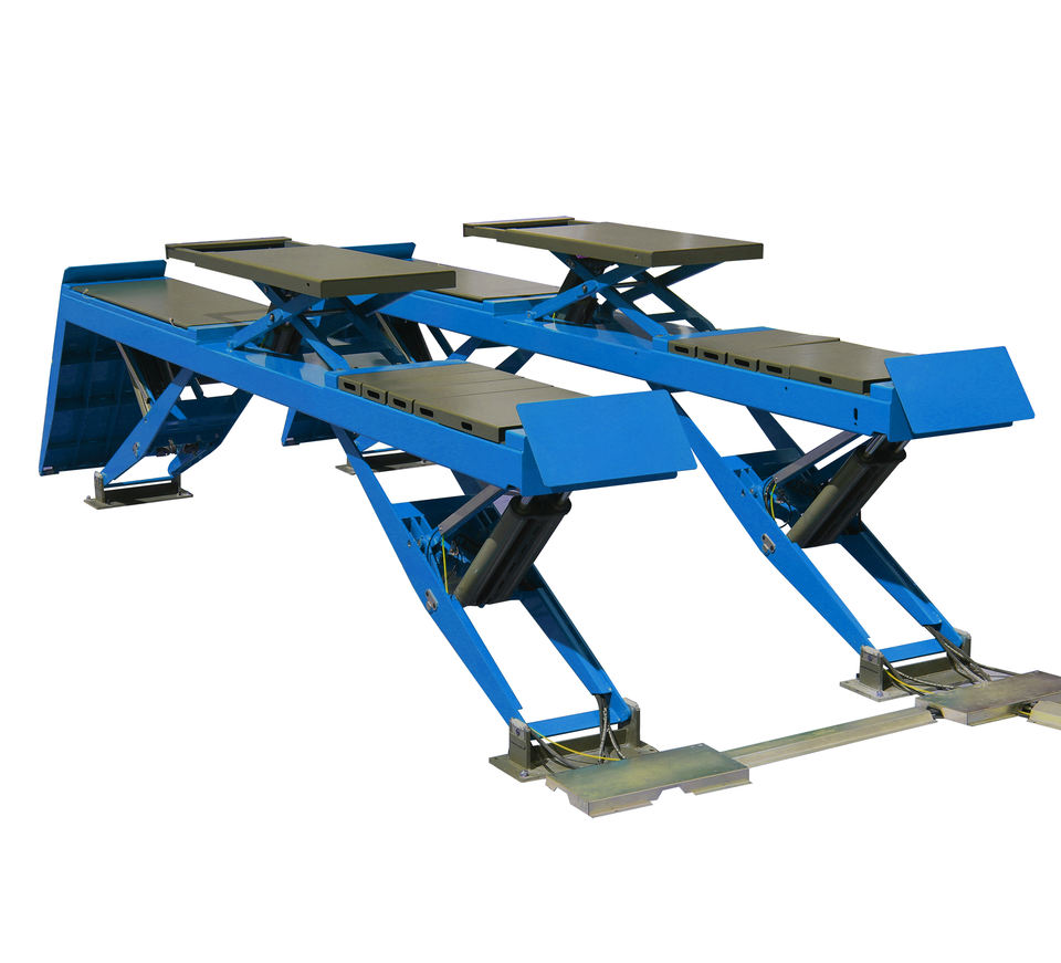 AUTEC 5500kg Channel Design Low Profile Scissor Lift On-Ground Big ...