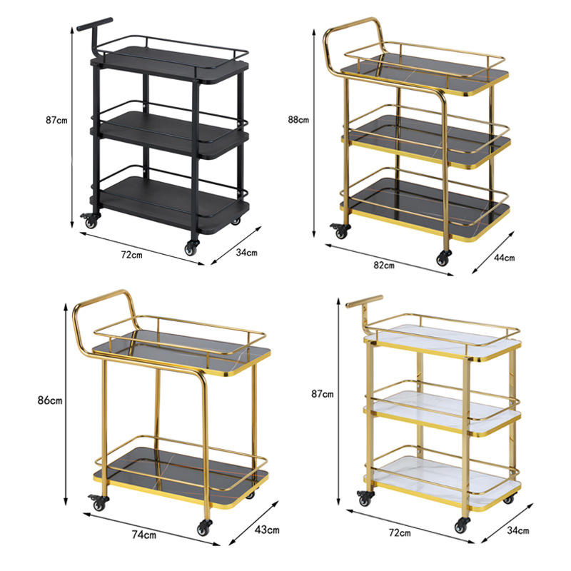 Stylish & Functional Bar Carts - Perfect for Home & Hotel