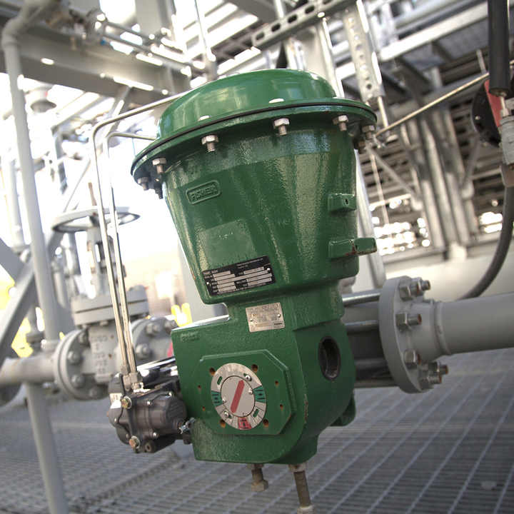 FISHER V150 Vee-Ball Flanged Control Valve - HD Seal Construction