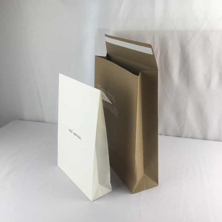 Eco-friendly Kraft Paper Shipping Bags with Custom Logo