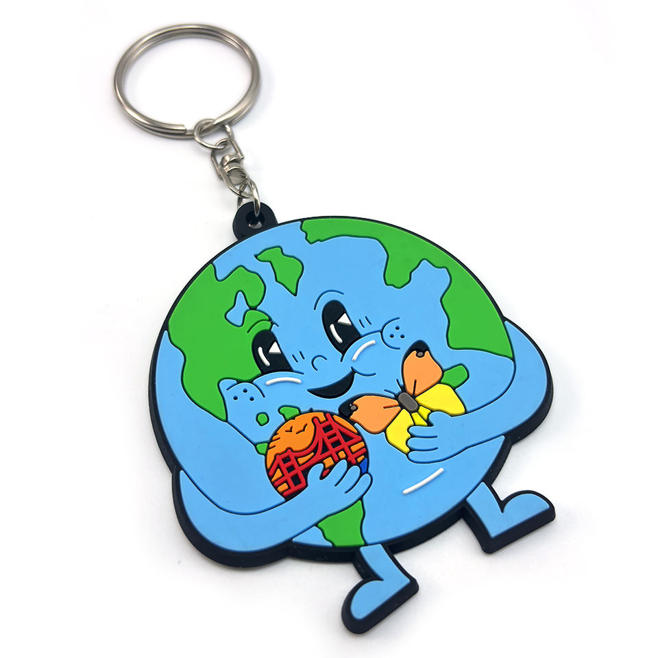 Custom Logo Key Chain Pvc Embossed Rubber Keychains 2D /3D Soft PVC ...