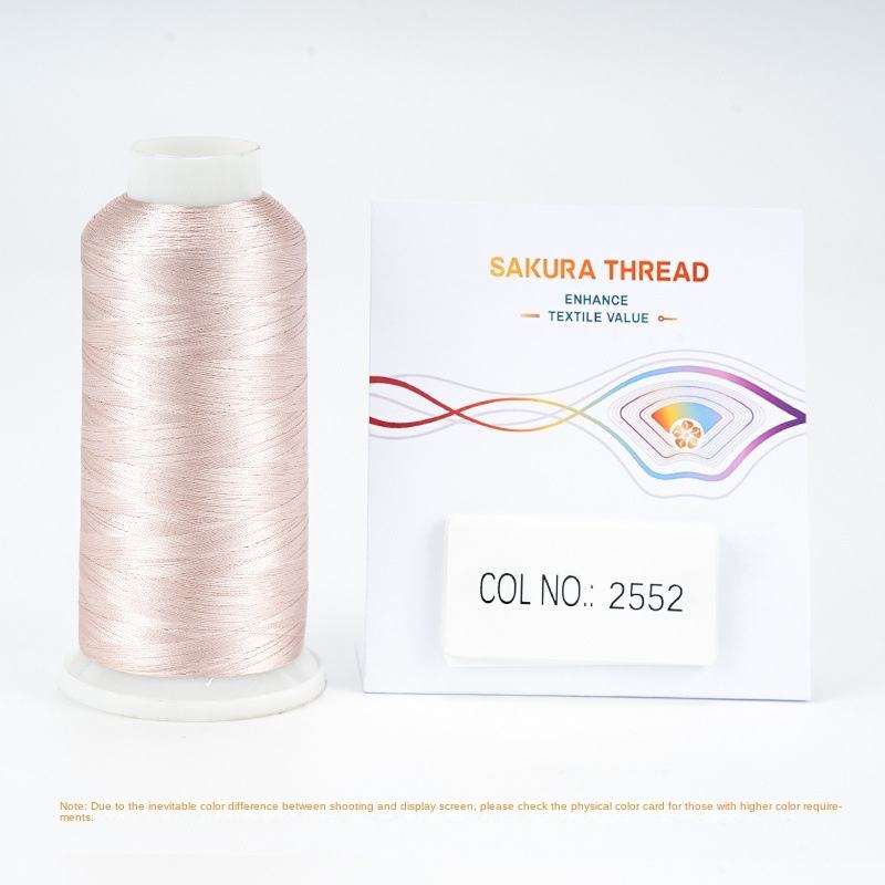Sakura Brand High Tenacity Eco-Friendly Mercerized Dyed Polyester ...
