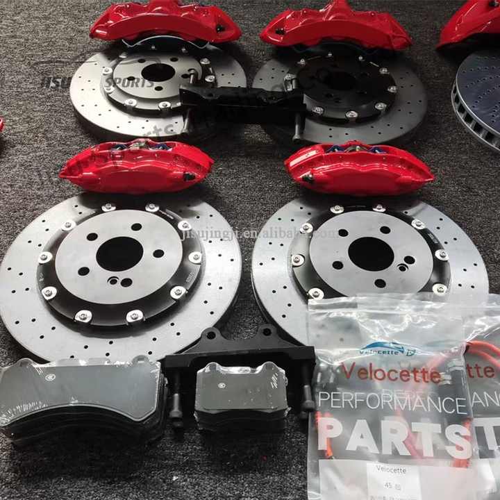 CCB Full Kit Caliper Brake Set 6/4 Piston Brakes 355MM Carbon Ceramic ...