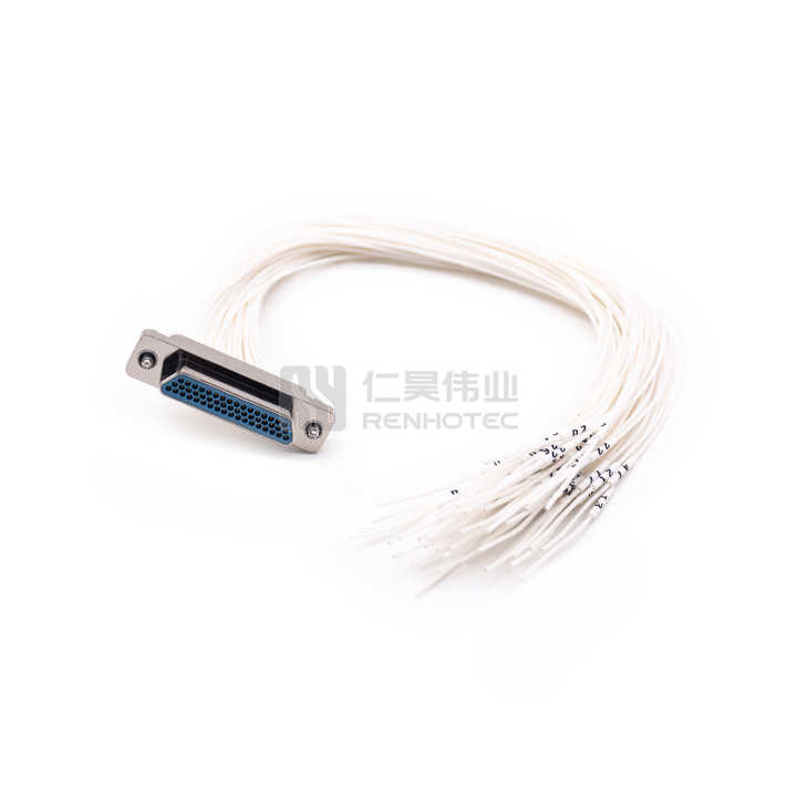 J30JM-74TJL-A3 74Pin Plug With Tail Clip Crimping With Sealing Pad for Aerospace Ships and ...