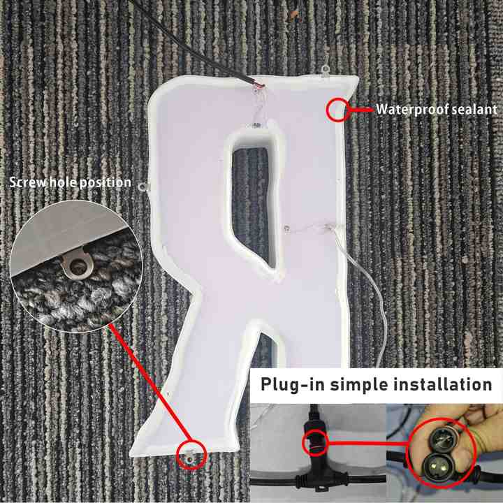 Customized Creative 3D Infinity Mirror Billboard Colorful Neon ...