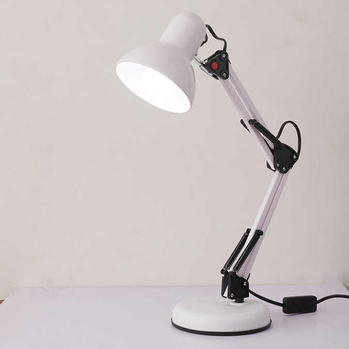Adjustable Led Bulb Light Classic Metal Shades Table Lamp Incandescent ...