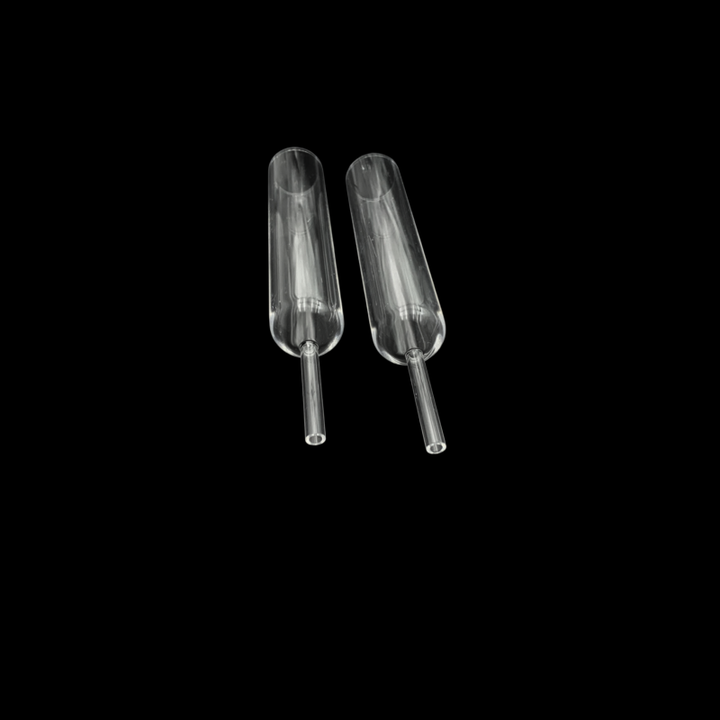 Laboratory High Temperature Transparent Quartz Glass Tube Using Flanged ...