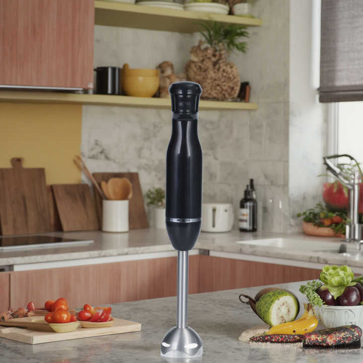 Portable 1000W Electric Hand Blender 2-Speed Push Button Controls ...