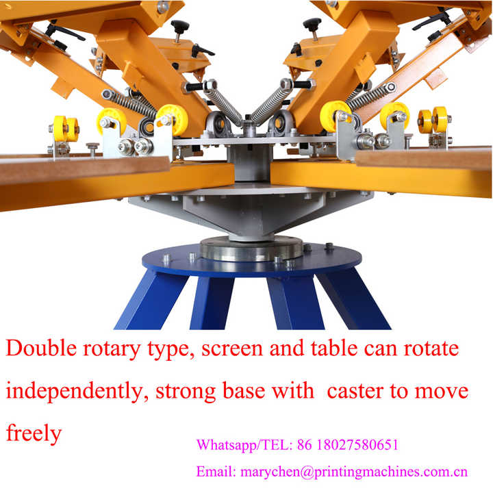 Easy Adjusting System Screen Printing Machine for Custom Plastic T ...