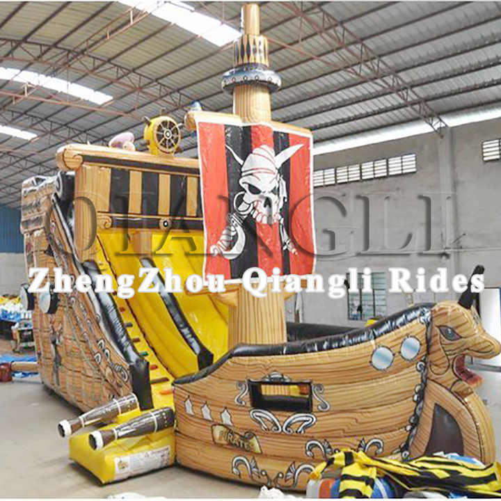 Outdoor PVC Commercial Pirate Ship Inflatable Bouncer Bouncy Jumping ...