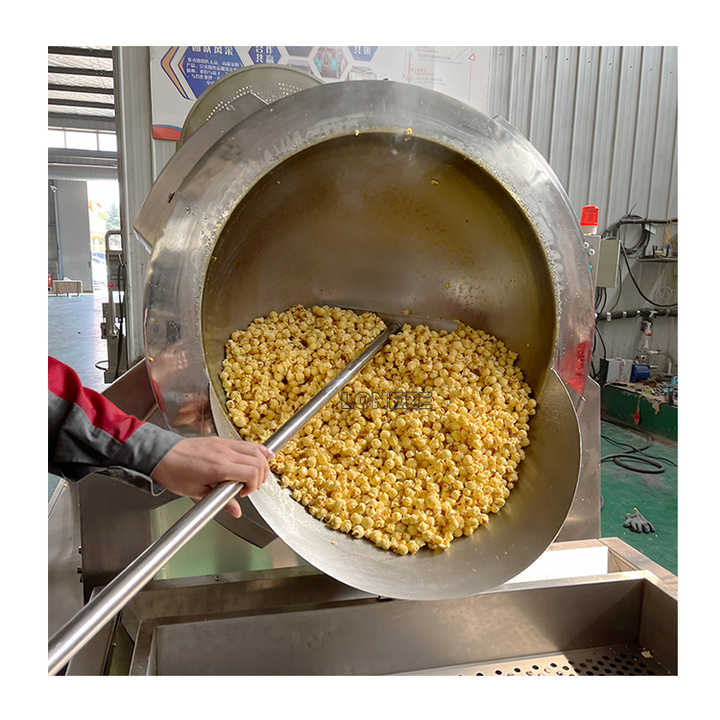 Stainless Steel Commercial Automatic Electric Popcorn Making Machine ...