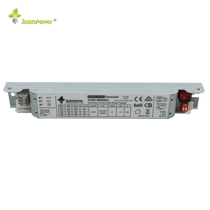 Adjustable Current Linear Light Slim LED Driver 40W