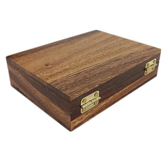 Rustic Small Walnut Gift Box Jewelry Wooden Box Walnut Wood Stash Box ...