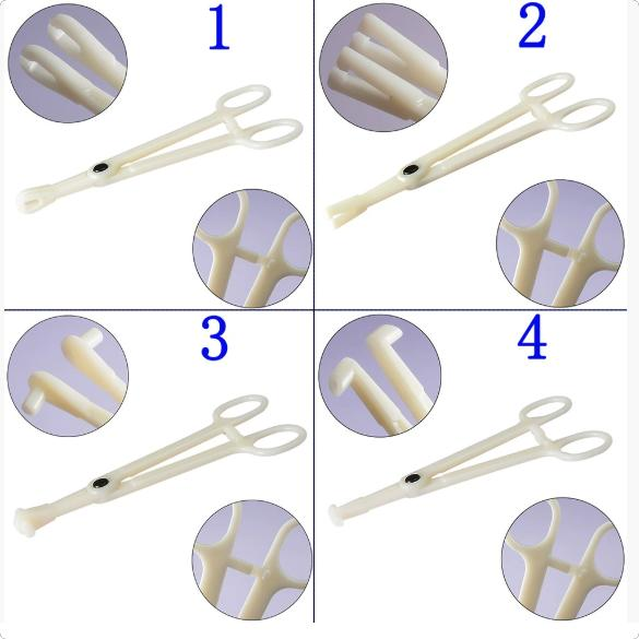 Factory Direct Disposable Plastic Sterilized Piercing Forceps Ear Lip ...