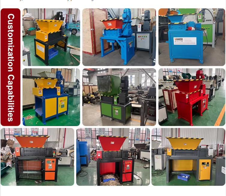 Industrial Machine Scrap Metal Recycling Equipment Waste Shredding ...