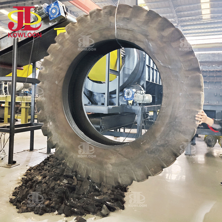 Ecofriendly Used Car Tires Shredding Machine - Kowloon Machinery